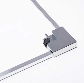 BPS-koupelny Čtvercový sprchový kout HYD-SK90B 90x90 chrom/transparent - bez vaničky