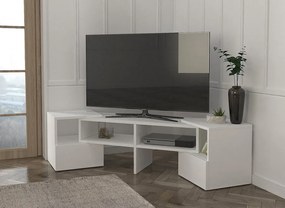 Casarredo - Komfort nábytek Televizní stolek rovný/rohový TARTU bílá