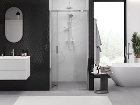 Mexen Exo, skládací sprchové dveře, 110 cm, transparentní sklo, chrom, 816-110-000-01-00