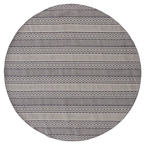 Kulatý koberec Sishu, světle šedý, ⌀200