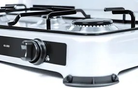 PROMIS KG400 stříbrná / Plynová varná deska / 4 plotny / elektronické
