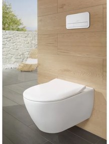 Villeroy & Boch 5614R201 -Závěsné WC s prk SoftClose SUBWAY keramika/bílá