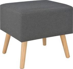 vidaXL Noční stolek 40 x 35 x 40 cm textil [247535] Barva: Tmavě šedá