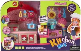 TEDDIES Kuchyňka s doplňky v krabici / Dětská kuchyňka / plast / od 3