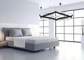 Toolight - LED závěsné svítidlo APP793-CP + dálkové ovládání, černá, OSW-04020