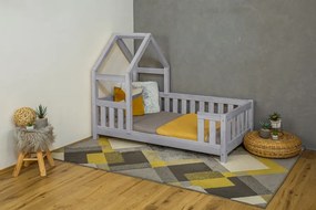 MAXIDO Dětská postel domeček Zara 200x120 grafit