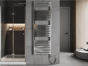 Mexen Uran, elektrické topné těleso 1800x600 mm + topná tyč 900 W, chromová, W105-1800-600-2900-01