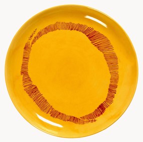 Sada snídaňových talířů s reaktivní glazurou Feast, 2 díly