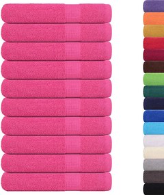 Saunové osušky FROGN 10 ks růžové 80x200 cm 360 g/m² 137057