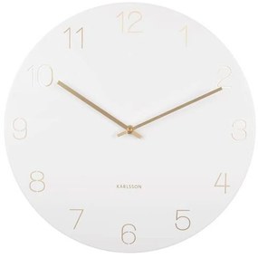 Designové nástěnné hodiny Karlsson KA5762WH 40cm