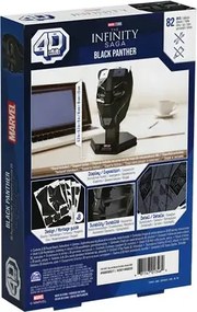 4D BUILD 3D Puzzle Marvel Black Panther / 82 dílků / od 12 let
