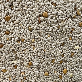 Báča Beton Kamenný koberec na podlahu Bergamo Frakce: Kombinovaná (1 – 8 mm), vydatnost setu 1,8 m², Doporučené použití v: exteriéru - jednosložkový polyuretan