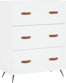 Skříň highboard bílá 69,5 x 34 x 180 cm kompozitní dřevo 3198377