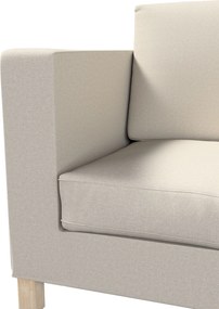 Potah na pohovku IKEA  Karlanda 2-místná, krátký barva šedá látka pletený vzor