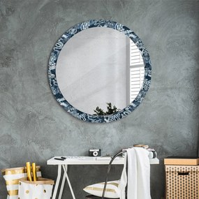 Kulaté dekorativní zrcadlo Koláž fi 90 cm