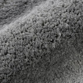 Goldea koupelnová předložka / kobereček s vyšším chlupem 50x60 cm - tmavě šedá 50 x 60 cm