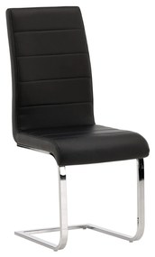 Jídelní židle Tempo, 2ks, černá, 48x44x102