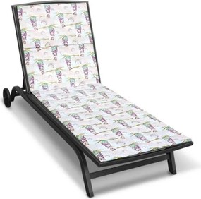 Bellatex Polstr na plážové lehátko potah na zip 55x195 cm Sovička