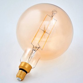 E27 LED žárovka filament 8W800lm 1800K amber globe