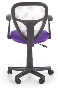 Halmar Dětská síťovaná židle Spiker, fialová