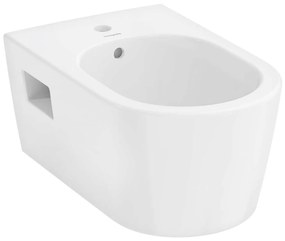 Hansgrohe EluPura Original S - Závěsný bidet, otvor pro baterii, HygieneEffect, bílá 62045450