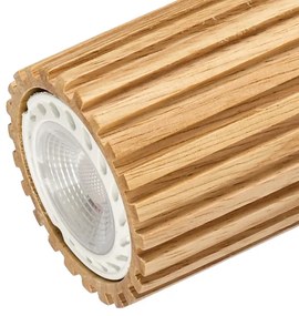 Brilagi - Bodové svítidlo MODERN WOOD 4xGU10/8W/230V kaučukovník/bílá