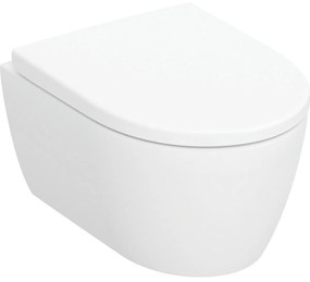 Geberit iCon - Závěsné WC se sedátkem SoftClose, Rimfree, matná bílá 502.381.JT.1