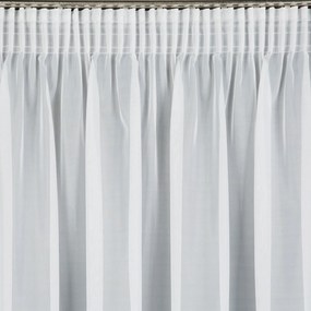 ZÁCLONA NA PÁSCE LUCY 350X150 CM BÍLÁ