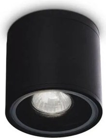 ILUX 122687 Venkovní stropní svítidlo Ideal Lux Gun PL1 nero 122687 černé 11cm IP44 - IDEALLUX
