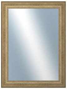 DANTIK - Zarámované zrcadlo - rozměr s rámem cca 60x80 cm z lišty HRAD stříbrná patina (2823)
