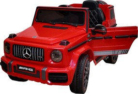 Elektrické autíčko Mercedes G63 červené