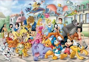 EDUCA Puzzle Průvod postaviček Disney / 200 dílků / od 6 let