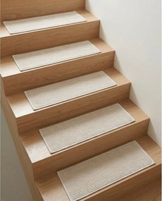Béžové nášlapy na schody v sadě 16 ks 25x65 cm Silio – Vitaus