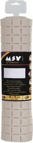 MSV QUADRO Premium protiskluzová podložka do sprchy béžová / SBS kauču