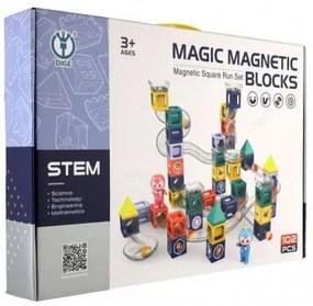 Teddies Kuličková dráha magnetická s figurkami plast 102 ks