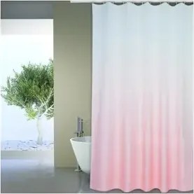 MSV SUGAR sprchový závěs růžový / 180 x 200 cm / polyester