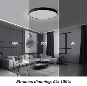 Brilagi - LED Stm. svít. POOL SMART LED/100W/230V pr. 80 cm Wi-Fi Tuya černá +DO