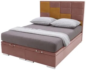 Rám postele boxspring FIBI KP 25 160x200 růžová