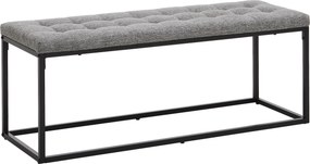 XXXLutz SEDACÍ LAVICE, kov, textil, 120/47/42 cm Xora - Taburety - 002540025001