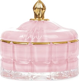 Côte Noire Art Deco svíčka Pink & Gold s vůní Champagne Rose