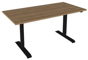 NOBL Dynamic Elektr. nastavitelný polohovací stůl 160x80 Dynamic Dekor stolové desky: višeň, Barva podnože: černá