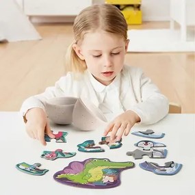 TOP BRIGHT Puzzle Mláďátka ve vejci / 4v1 / 2+3+4+5 dílků