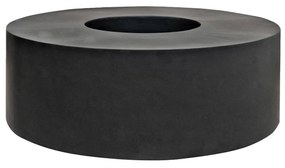 Květináč Jumbo Seating Round, barva černá, více velikostí - PotteryPots Velikost: - v. 47.5 cm, ⌀ 140 cm