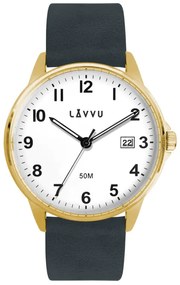 Modro-zlaté hodinky LAVVU GÖTEBORG LWM0114