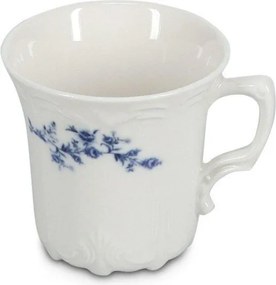 Bílý/modrý porcelánový šálek na cappuccino 200 ml Retro – BonBistro