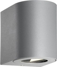 NOR 49701010 Venkovní nástěnné svítidlo Canto 2 2x6W LED šedá čirá - NORDLUX