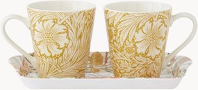 Porcelánový šálek na čaj's podšálkem Morris & Co.