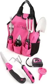 SIXTOL GARDEN PINK 12 / Sada zahradního nářadí / 12 ks