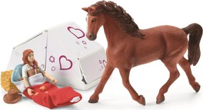 Schleich 42535 Dobrodružné auto s přívěsem a koněm