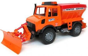 Bruder Mercedes Benz UNIMOG Sypač s radlicí